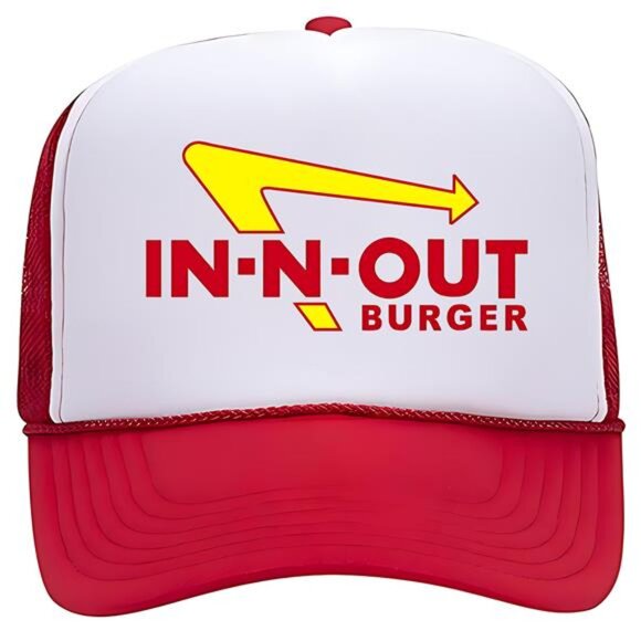 Accessories | Retro Vintage Style Innout Burger Food Hat Cap Foam ...